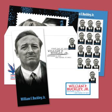 William F. Buckley, Jr. Stamp Ceremony Memento — Stamps Forever