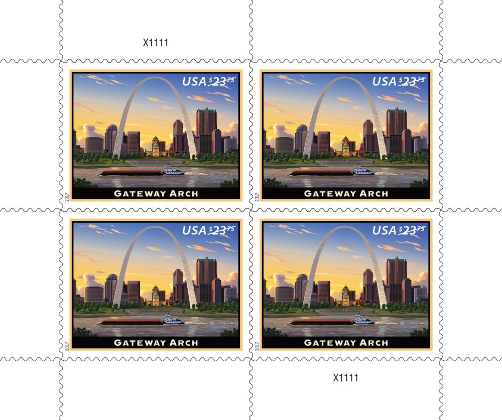 Gateway Arch — Stamps Forever