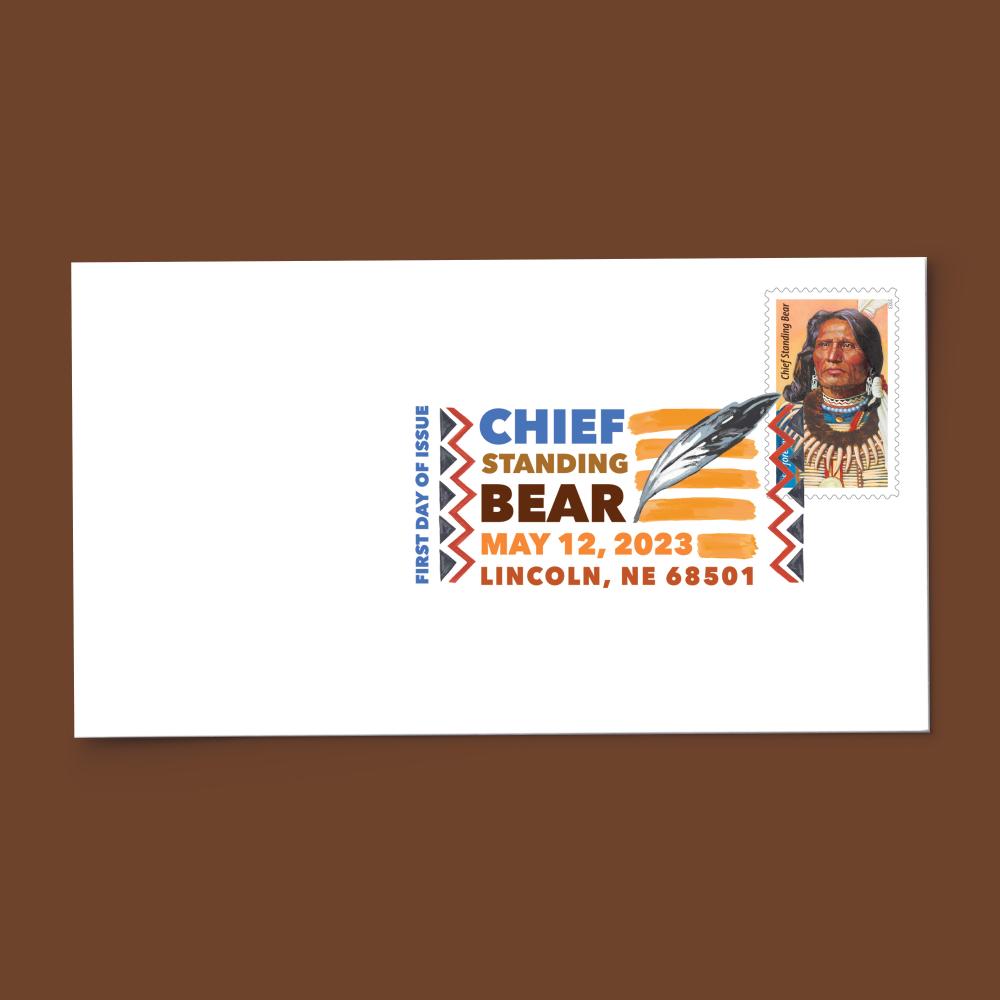 Chief Standing Bear Digital Color Postmark First Day Cover — Stamps Forever