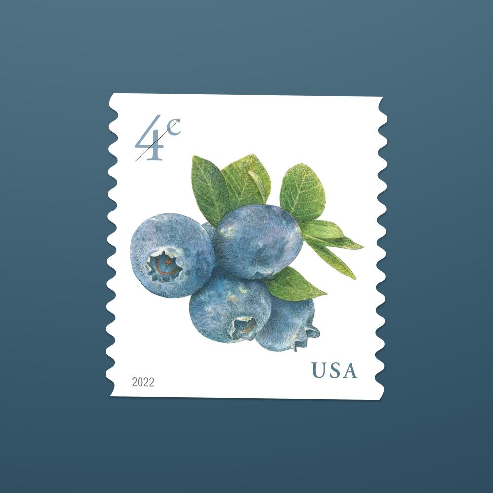 Blueberries Coil of 3,000 — Stamps Forever