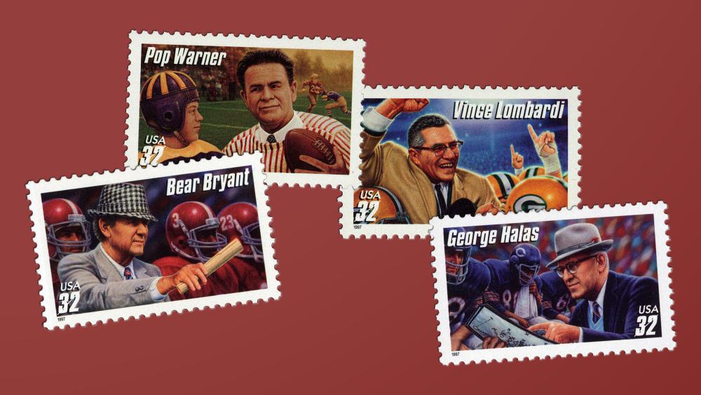 Legendary Football Coaches — Stamps Forever