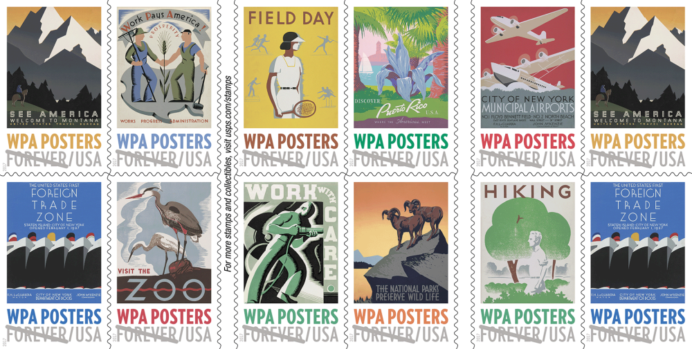 WPA Posters — Stamps Forever