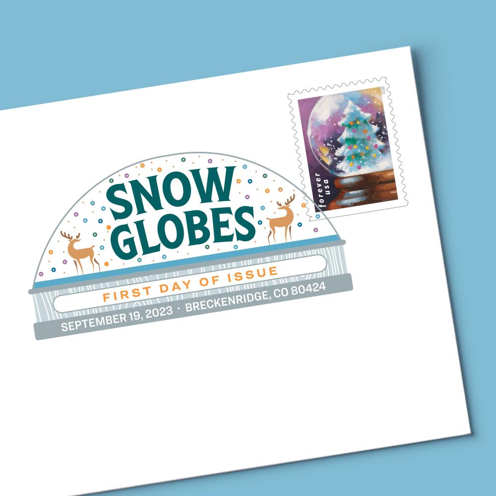 Snow Globes Digital Color Postmark First Day Covers (set of 4) — Stamps ...