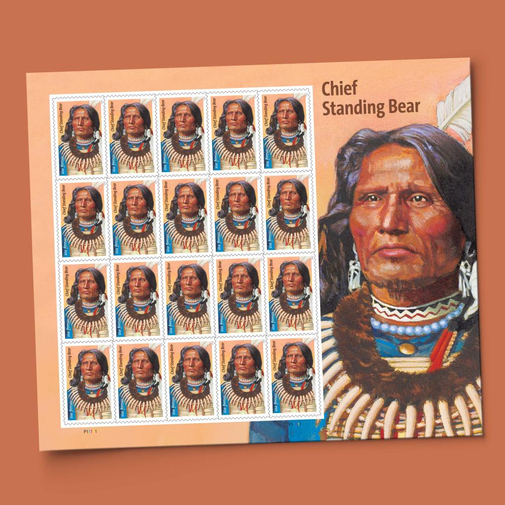 Chief Standing Bear Pane of 20 — Stamps Forever