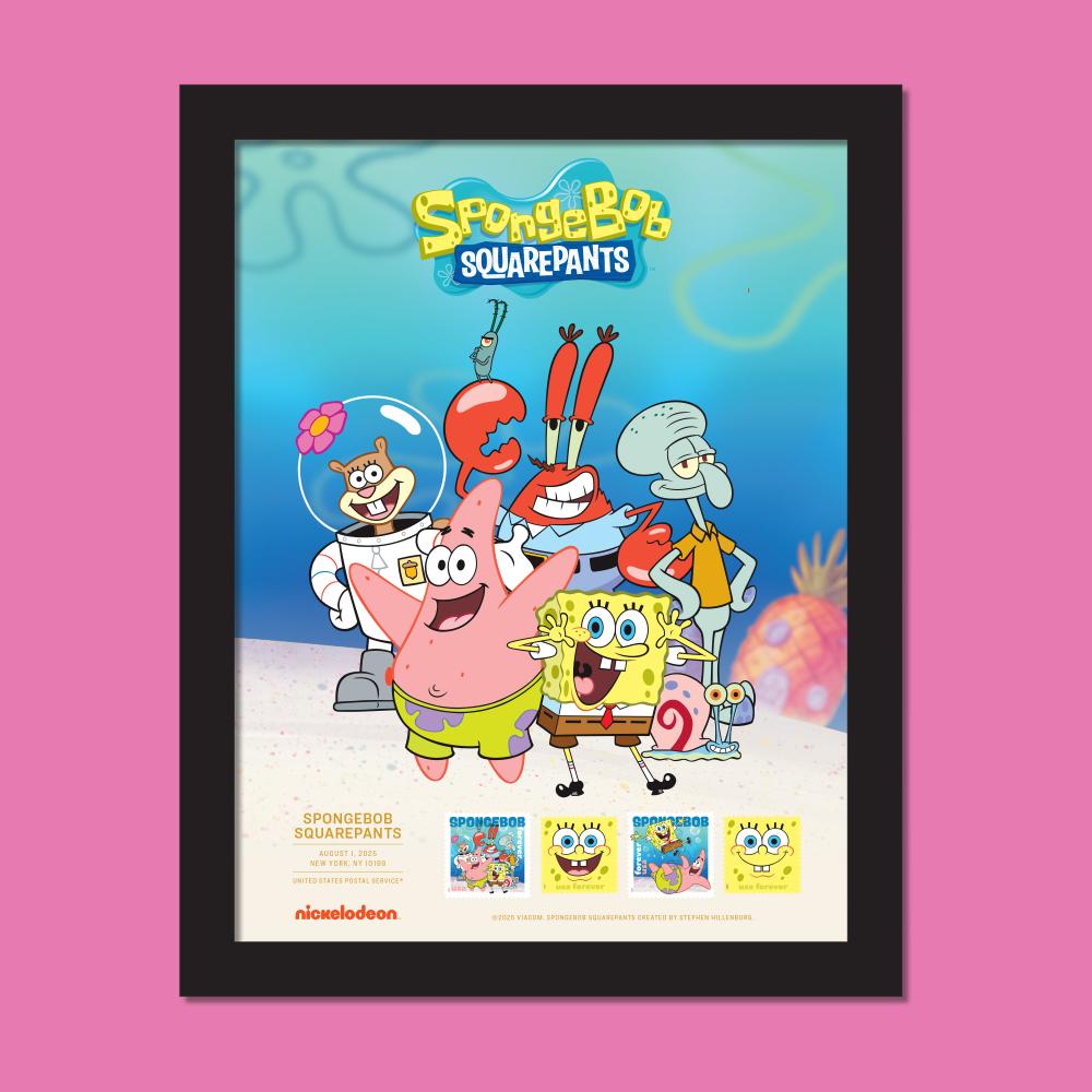 SpongeBob SquarePants Framed Stamps — Stamps Forever