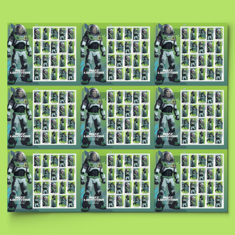 Go Beyond Press Sheet with Die Cuts — Stamps Forever