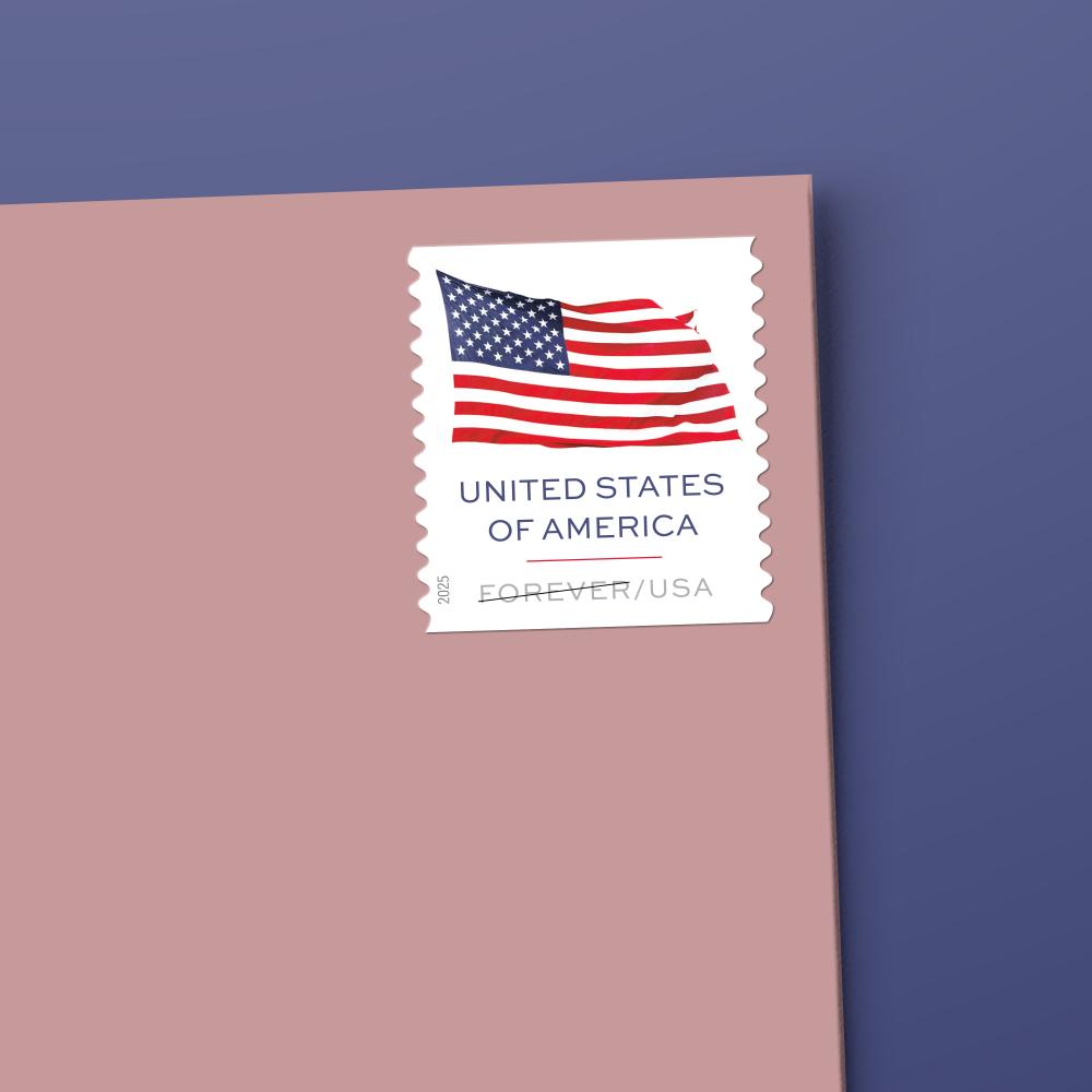 U.S. Flag (2025) Coil of 100 (APU) — Stamps Forever