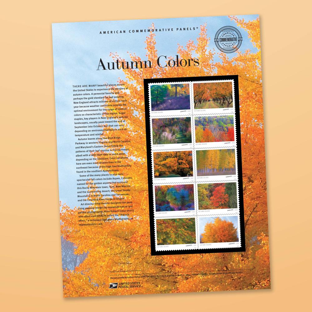 Autumn Colors American Commemorative Panel® — Stamps Forever