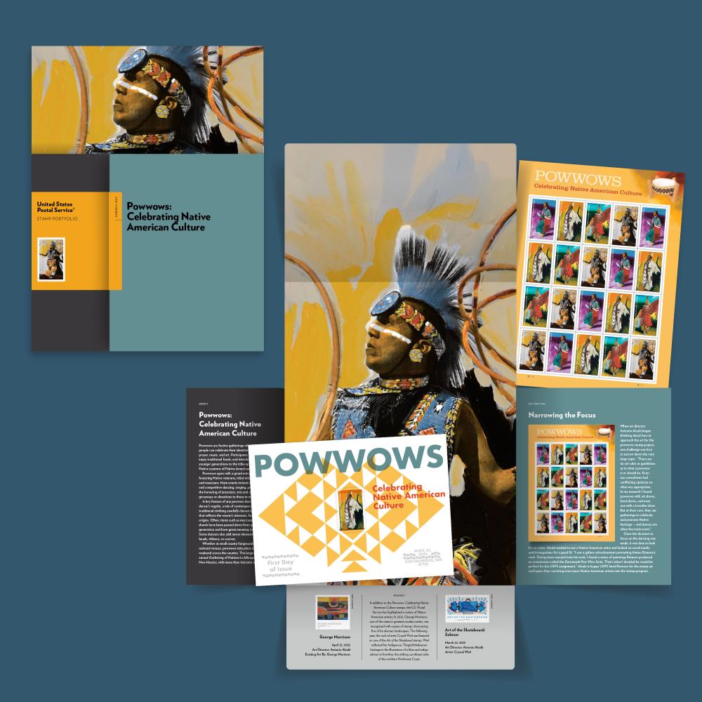 Powwows: Celebrating Native American Culture Stamp Portfolio — Stamps ...