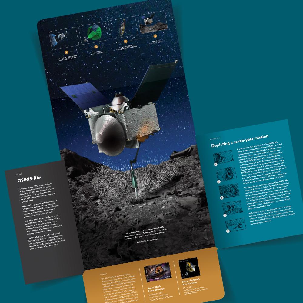 OSIRIS-REx Stamp Portfolio — Stamps Forever