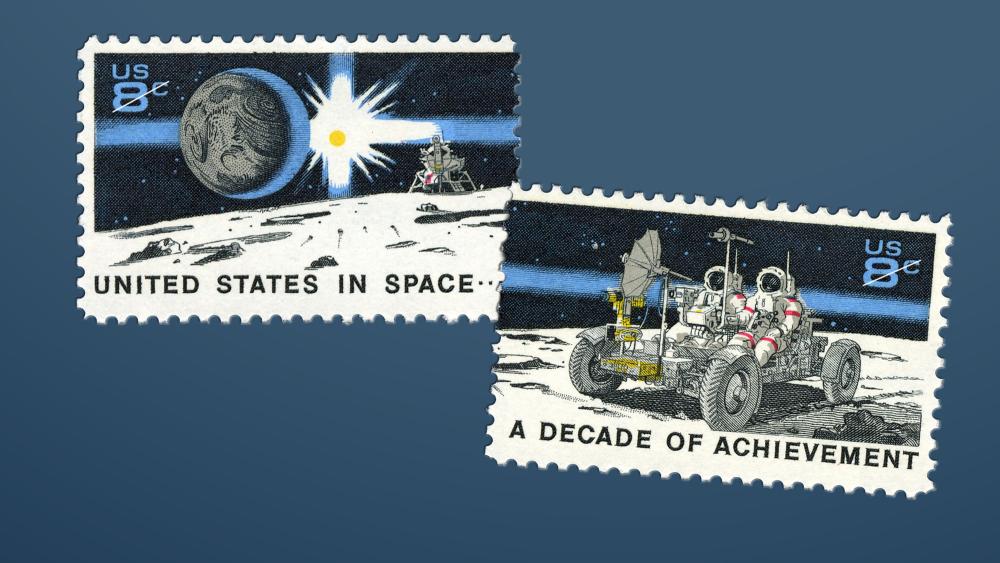 United States in Space, A Decade of Achievement — Stamps Forever