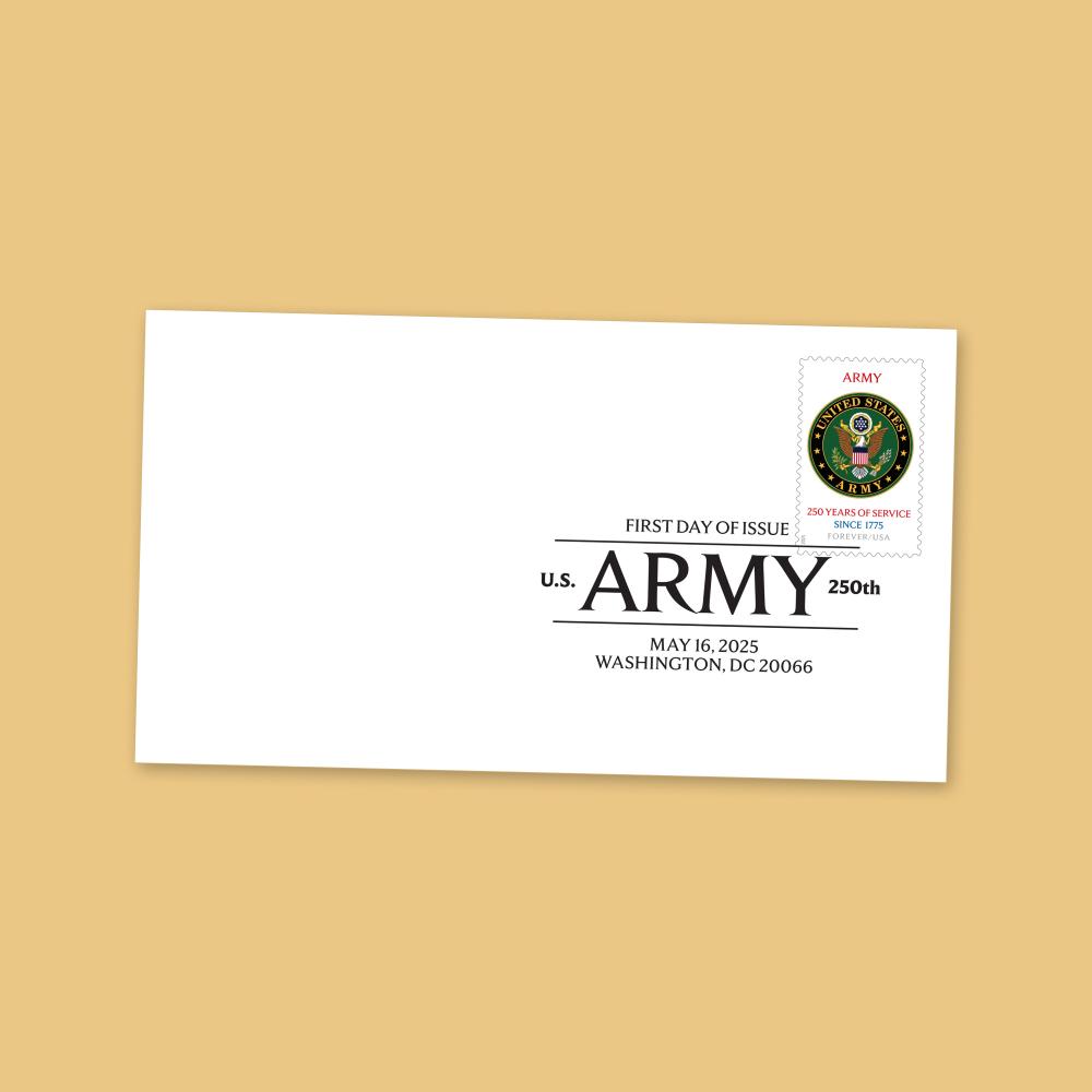 U.S. Army 250th First Day Cover — Stamps Forever