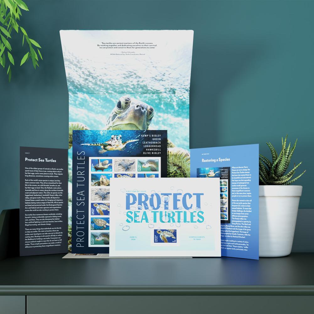 Protect Sea Turtles Stamp Portfolio — Stamps Forever