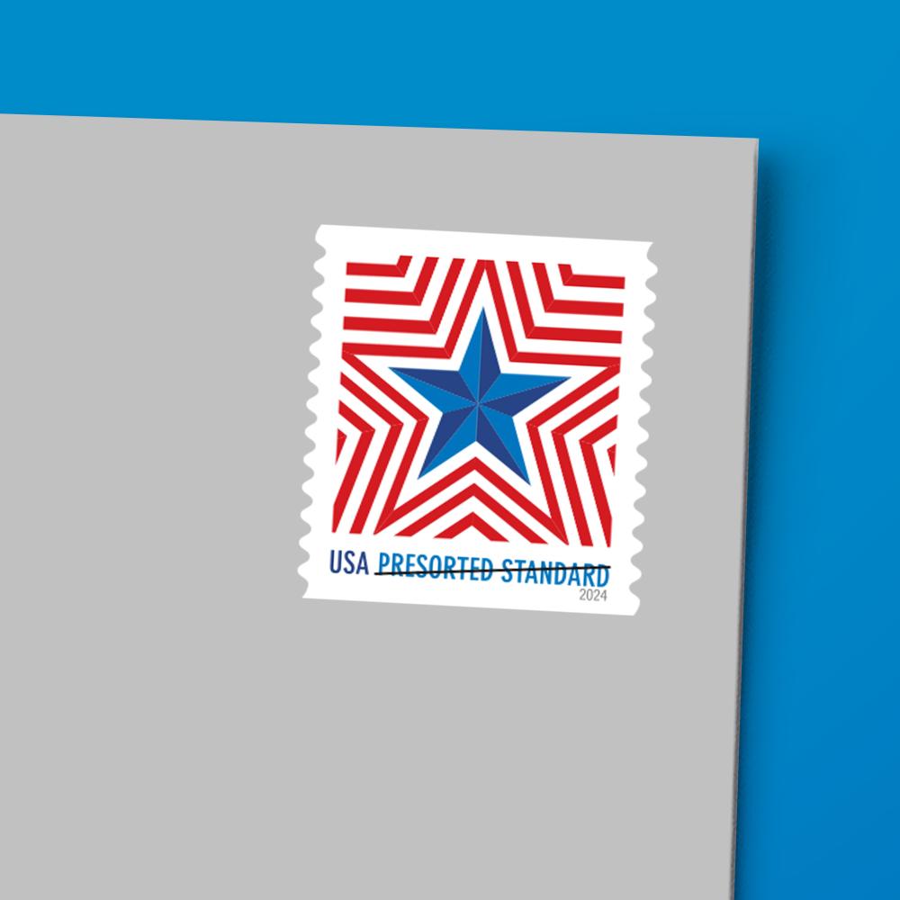 Radiant Star Strip of 25 (Coil of 10,000) — Stamps Forever
