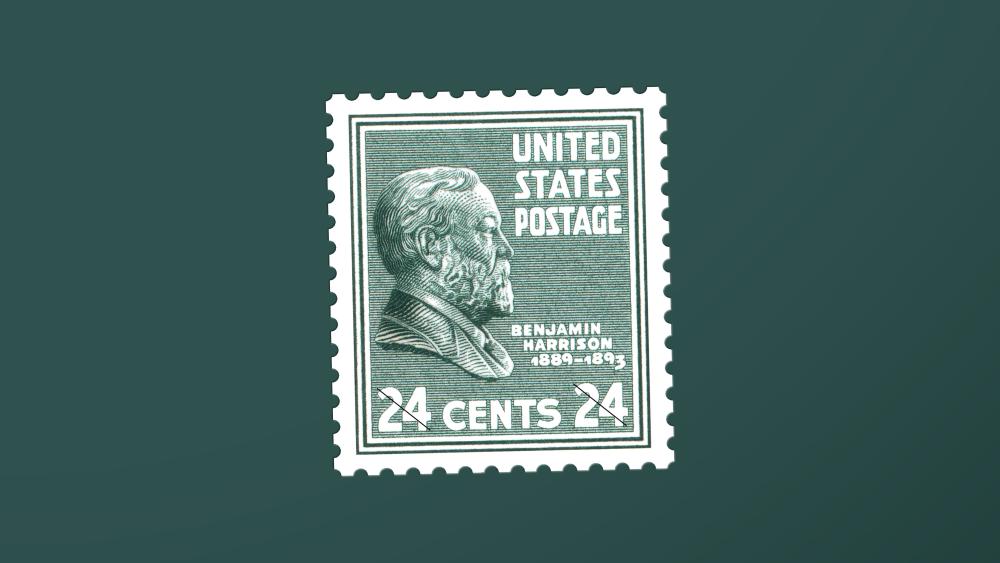 Benjamin Harrison — Stamps Forever