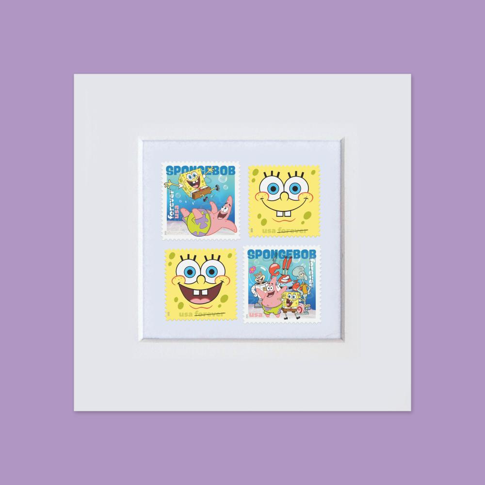 SpongeBob SquarePants Matted Stamps — Stamps Forever