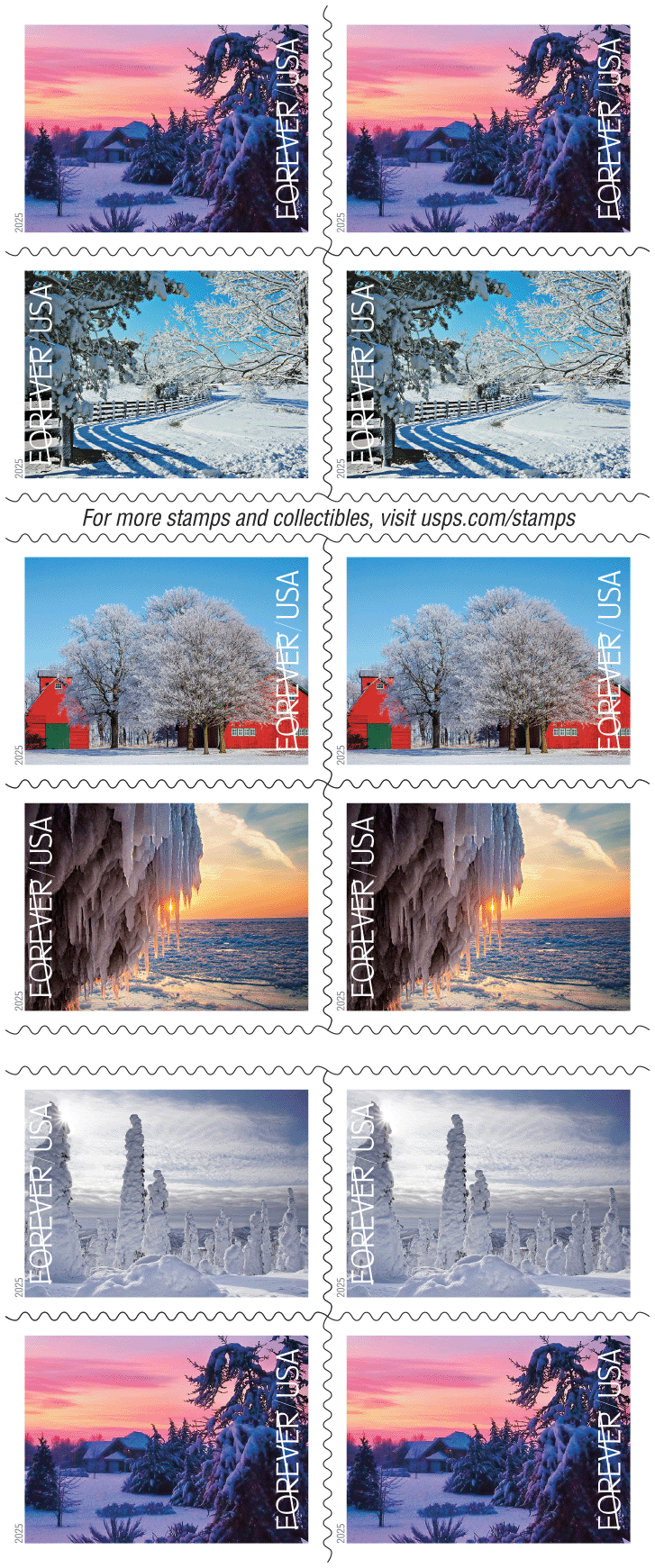 Winter Landscapes — Stamps Forever
