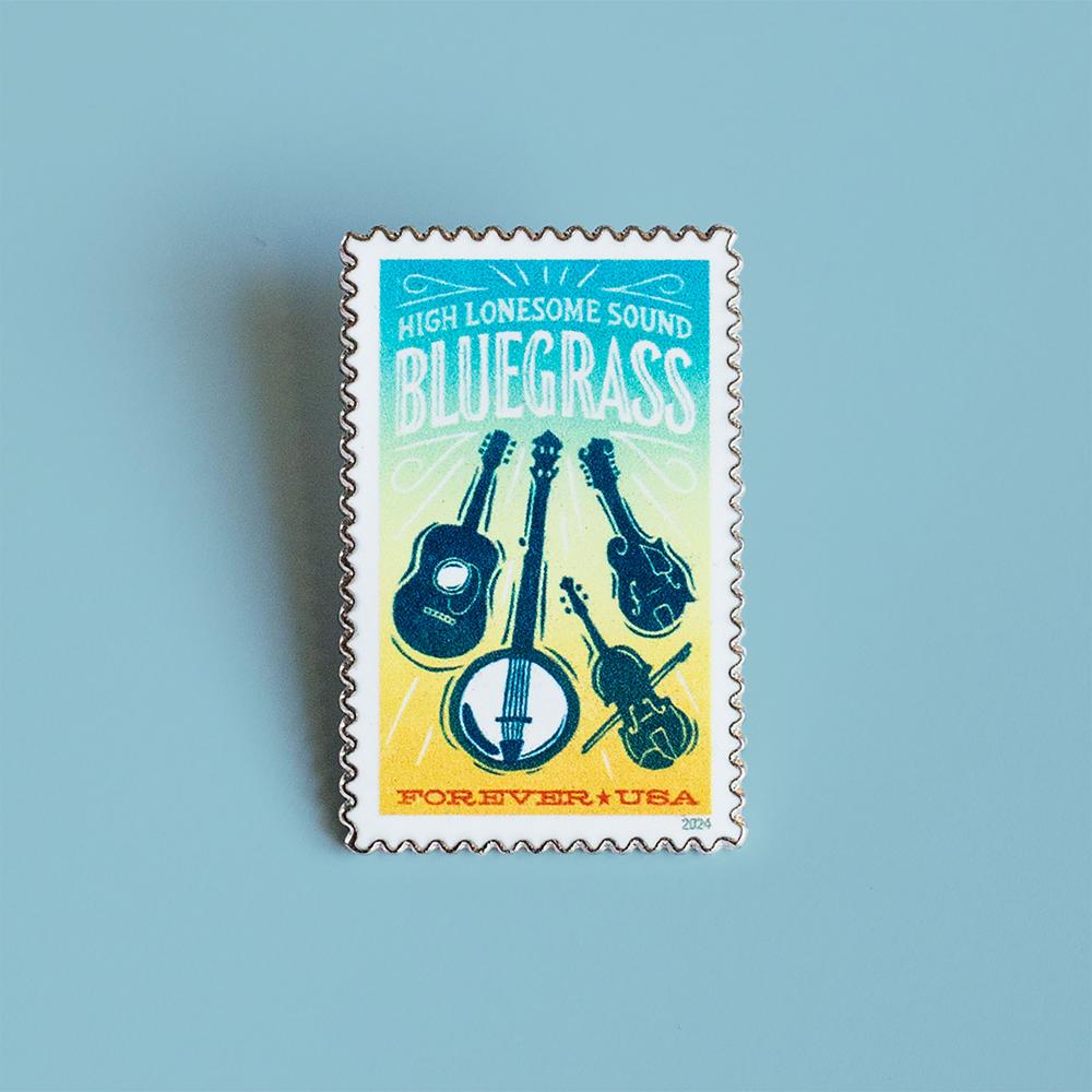 Bluegrass Stamp Pin with Cancellation Card — Stamps Forever
