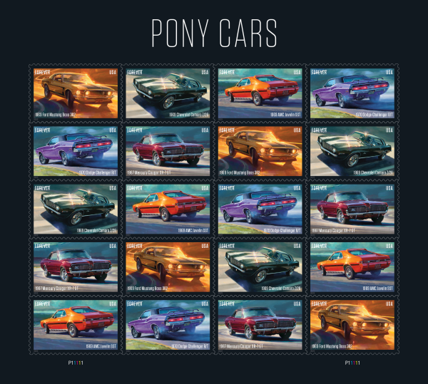 Pony Cars — Stamps Forever