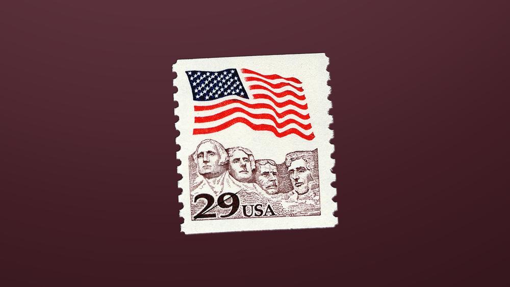 Flag Over Mt. Rushmore — Stamps Forever
