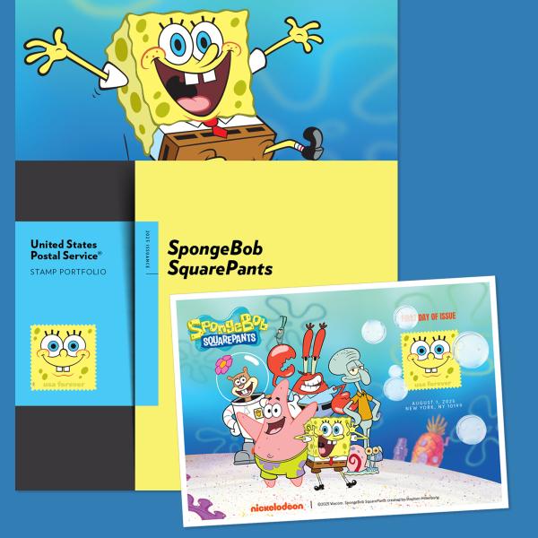 SpongeBob SquarePants Stamp Portfolio — Stamps Forever