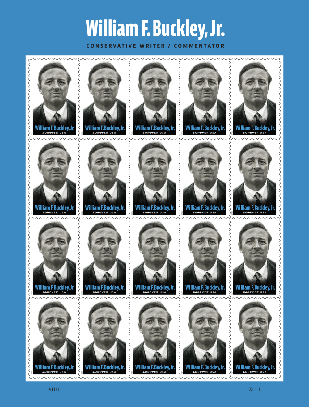 William F. Buckley, Jr. — Stamps Forever