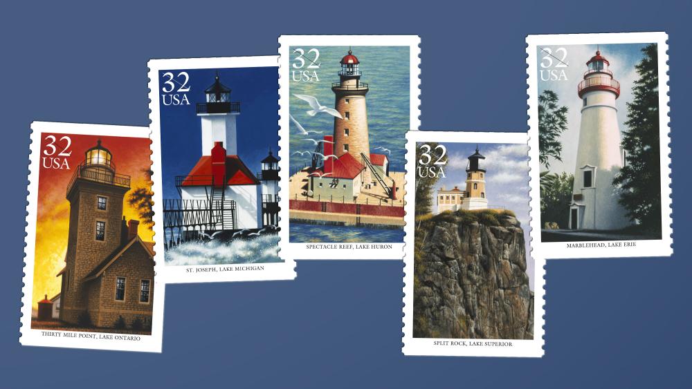 Great Lakes Lighthouses — Stamps Forever