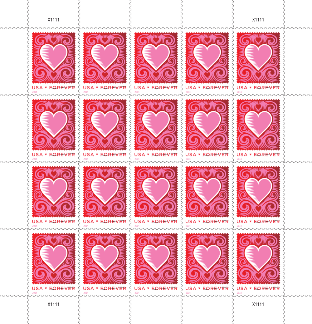 Cut Paper Heart — Stamps Forever