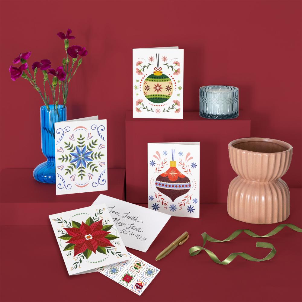 Holiday Joy Notecards (set of 8) — Stamps Forever