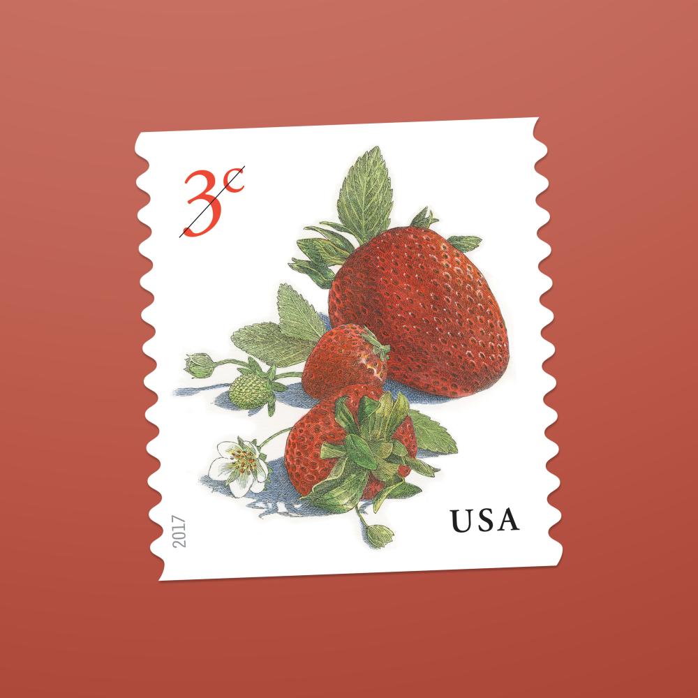 Strawberries Coil of 3,000 — Stamps Forever
