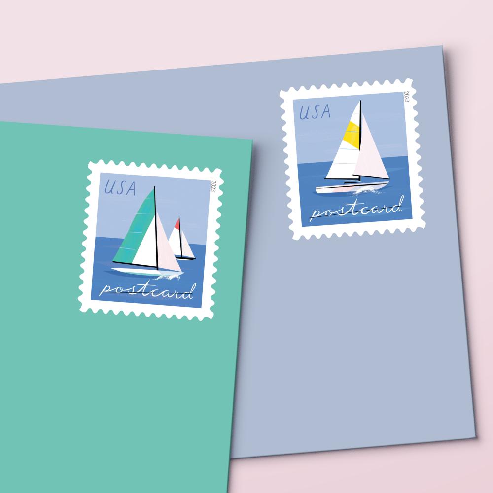Sailboats Coil of 100 — Stamps Forever
