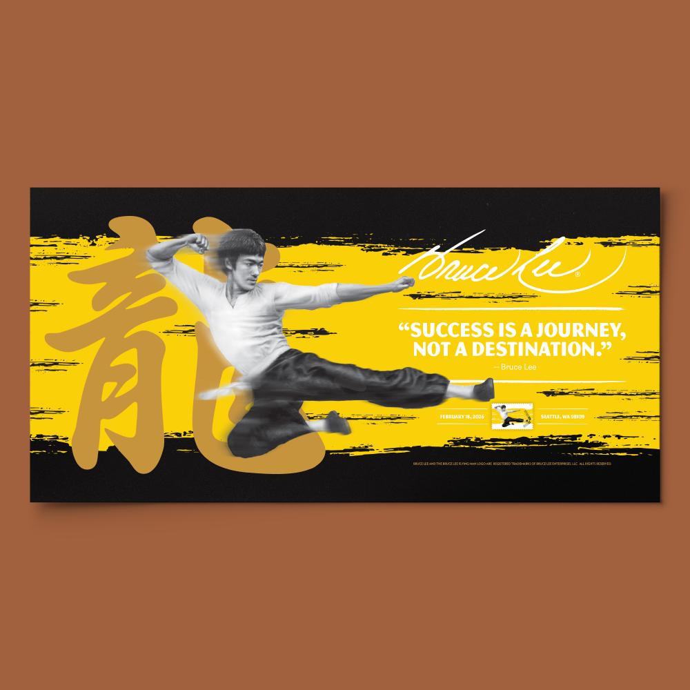 Bruce Lee Poster — Stamps Forever