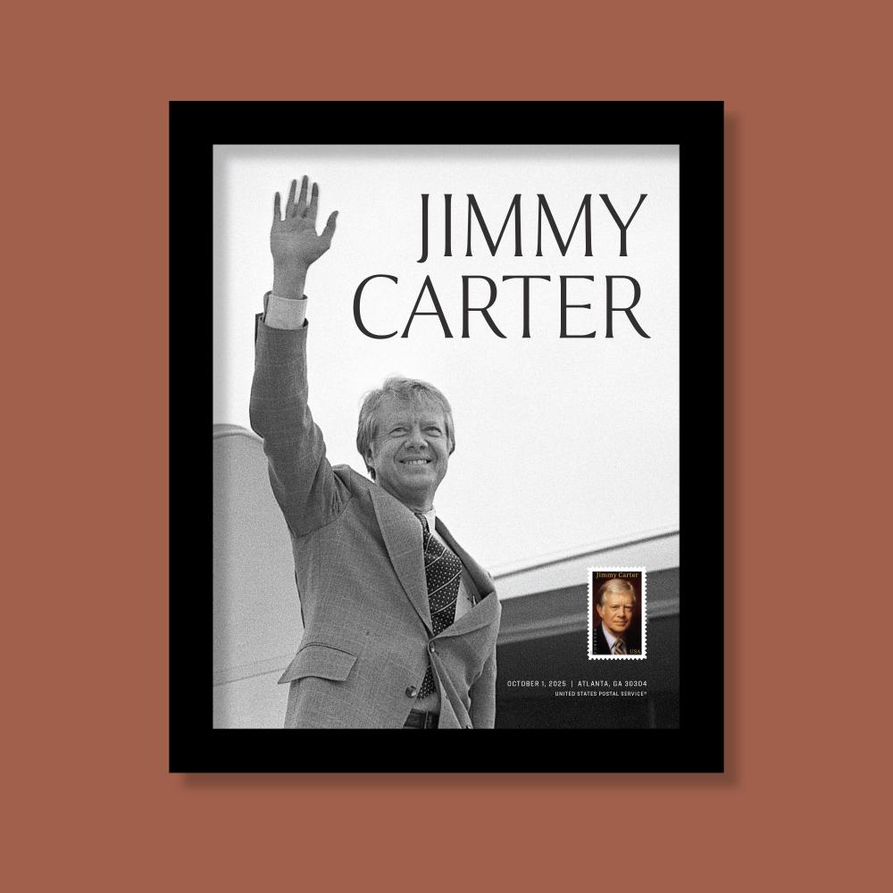 Jimmy Carter Framed Stamp — Stamps Forever