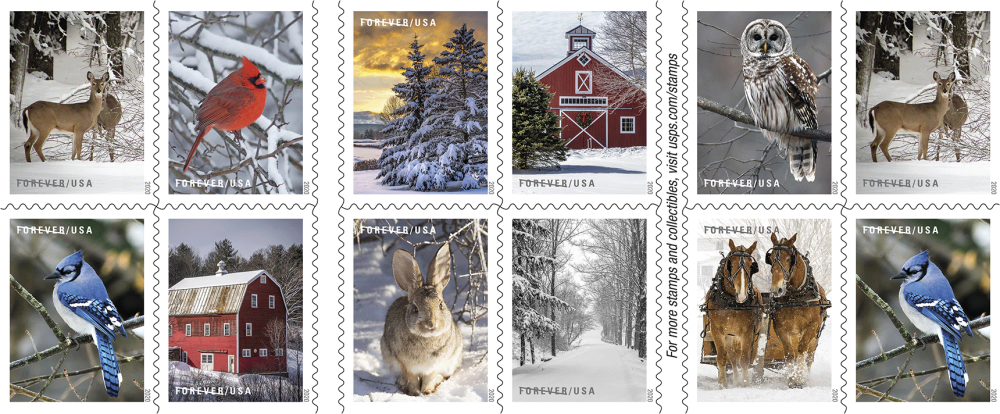 Winter Scenes — Stamps Forever