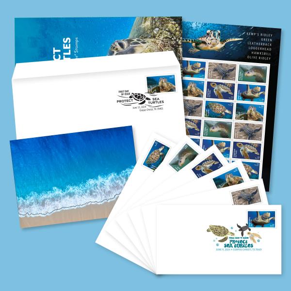 Protect Sea Turtles Stamp Ceremony Memento — Stamps Forever