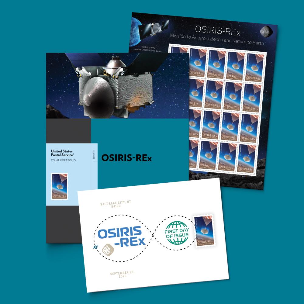 OSIRIS-REx Stamp Portfolio — Stamps Forever