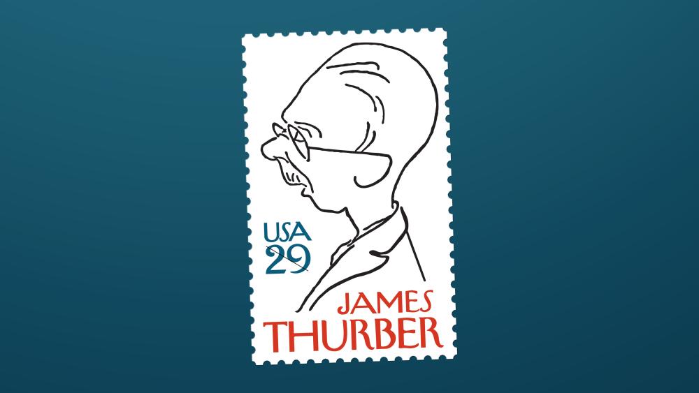 James Thurber — Stamps Forever