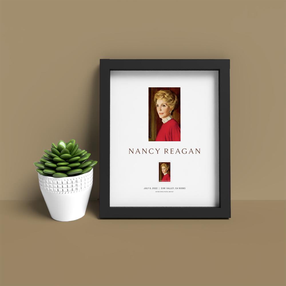 Nancy Reagan Framed Stamp — Stamps Forever