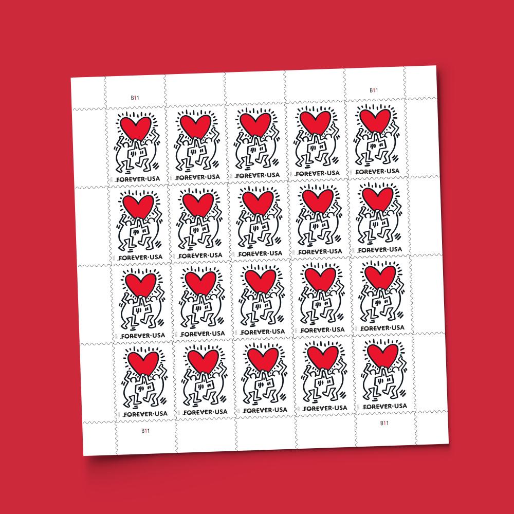 Love (2025) Pane of 20 — Stamps Forever