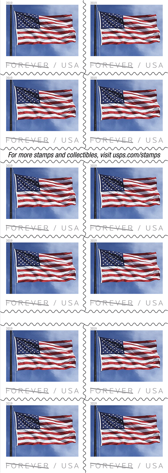 U.S. Flag — Stamps Forever