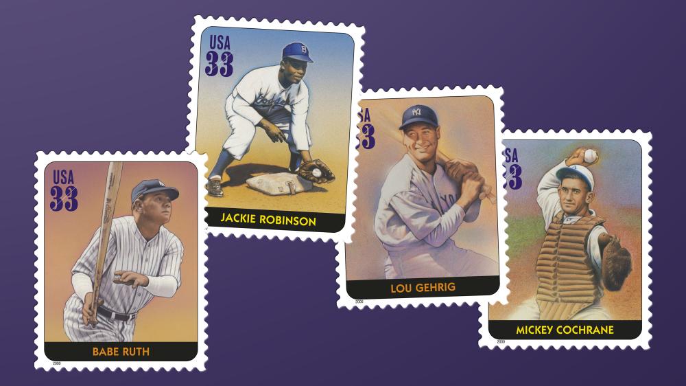 Legends of Baseball — Stamps Forever