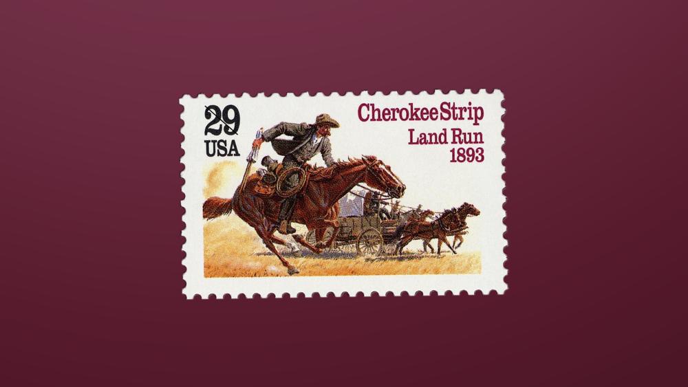 Cherokee Strip Land Run 1893 — Stamps Forever