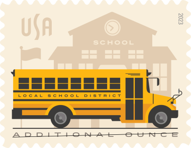 School Bus — Stamps Forever
