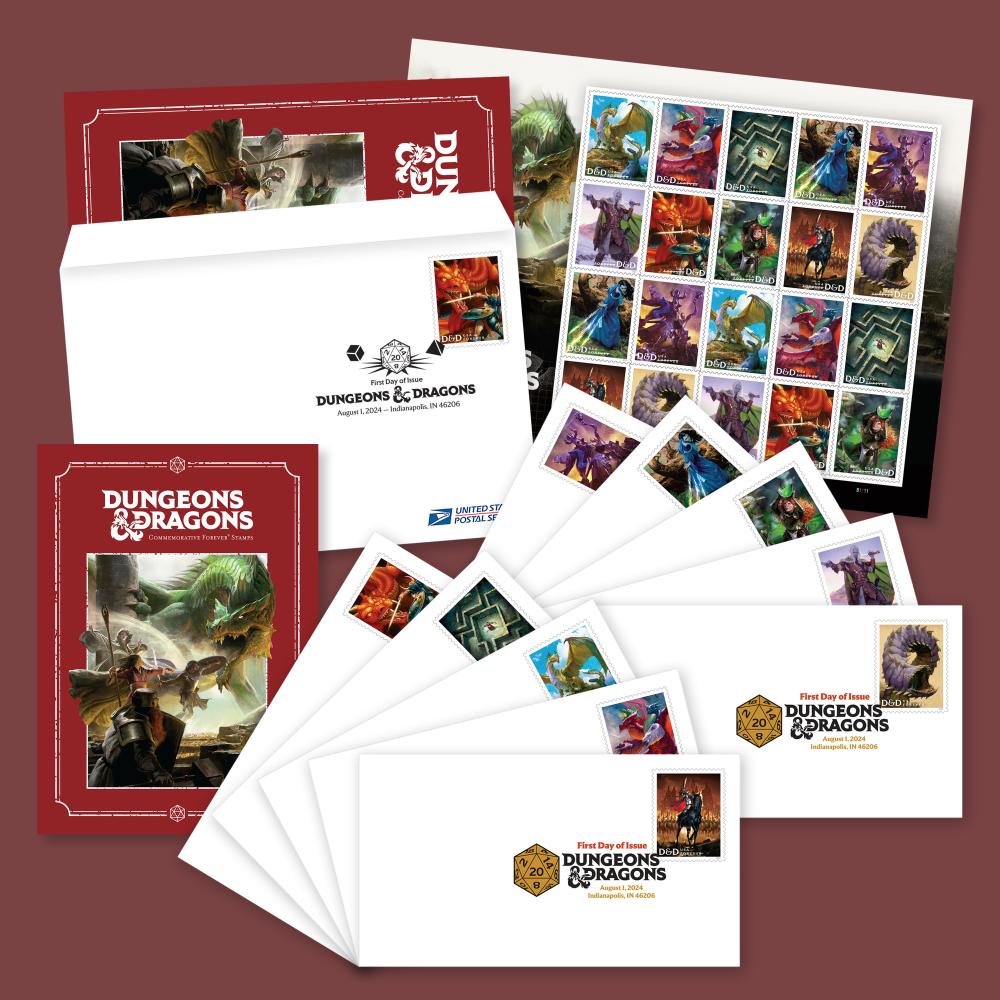 Dungeons & Dragons Stamp Ceremony Memento — Stamps Forever