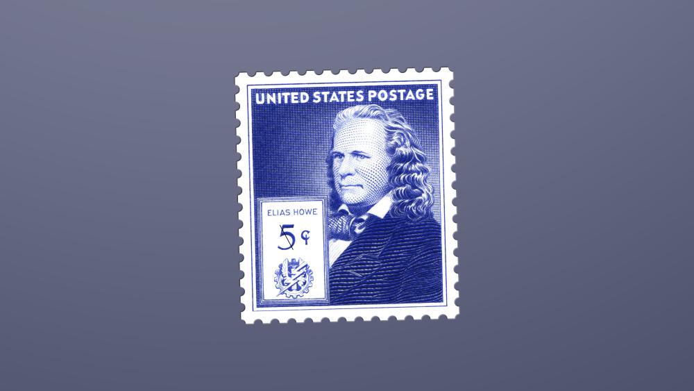 Elias Howe — Stamps Forever