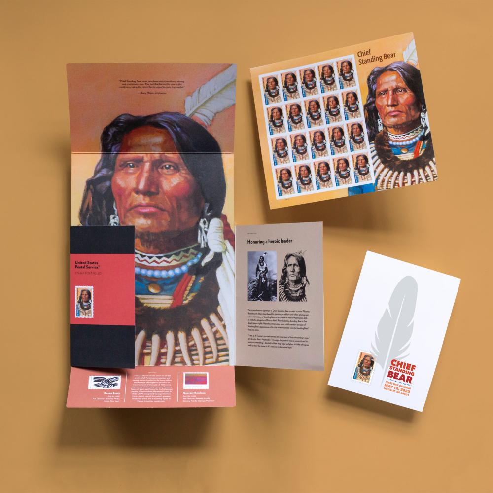Chief Standing Bear Stamp Portfolio — Stamps Forever