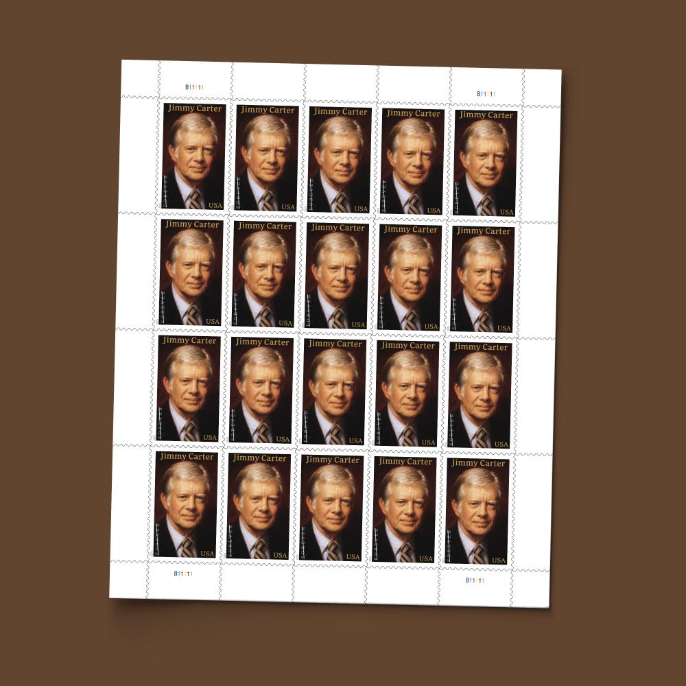 Jimmy Carter Pane of 20 — Stamps Forever