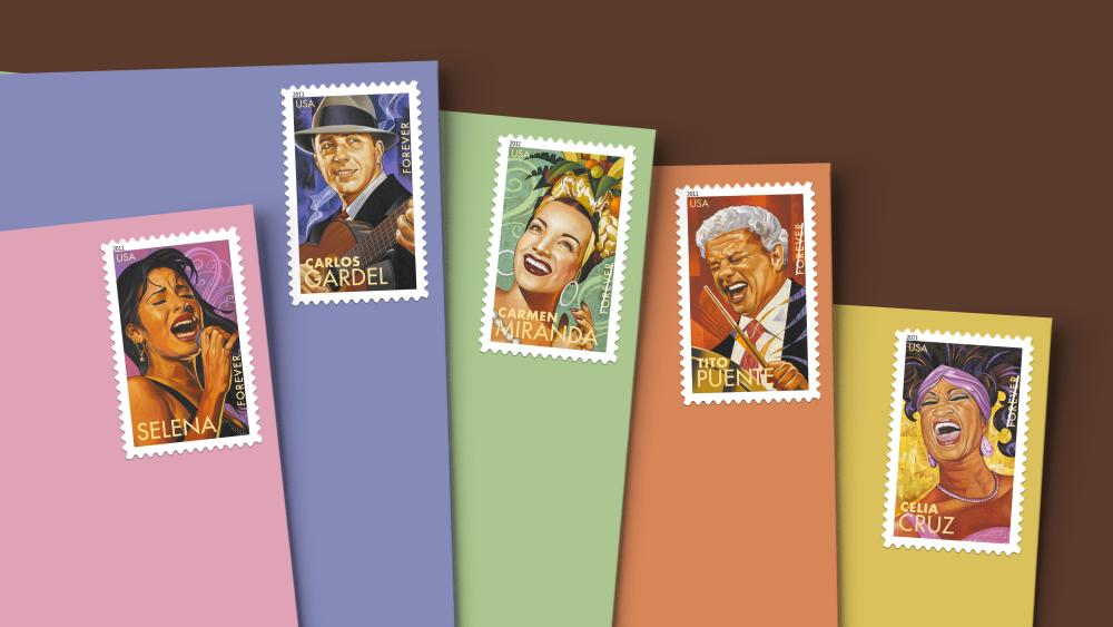Latin Music Legends — Stamps Forever