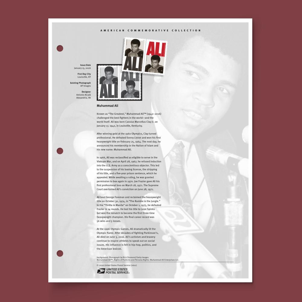 Muhammad Ali Collection Page — Stamps Forever