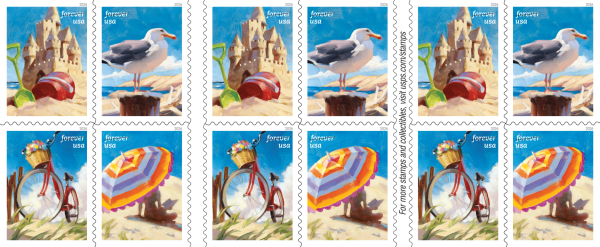 A Day at the Beach — Stamps Forever